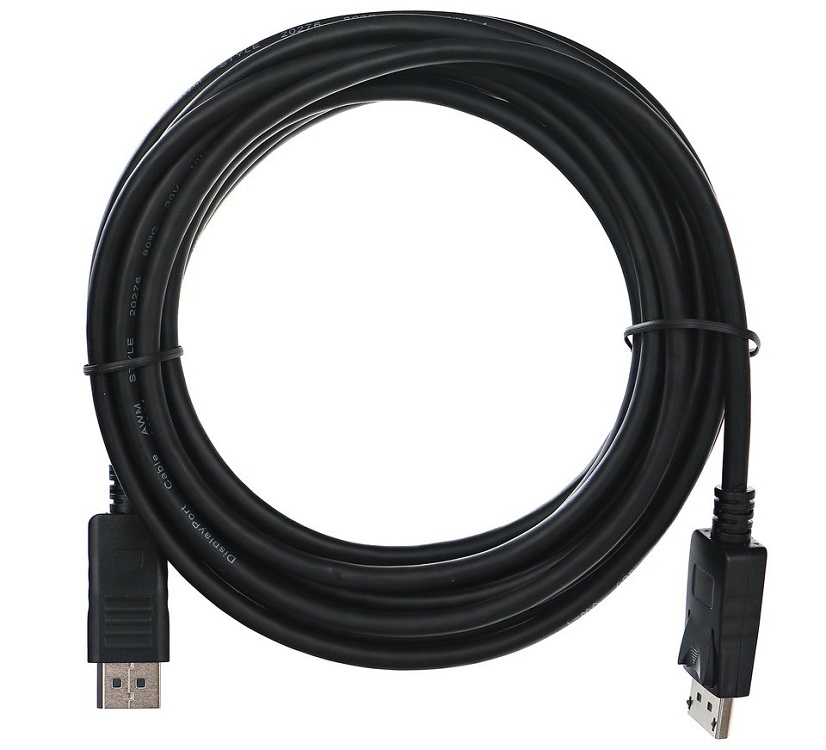 Кабель VCOM DisplayPort-DisplayPort, M-M 5м Black (VHD6220-5M)