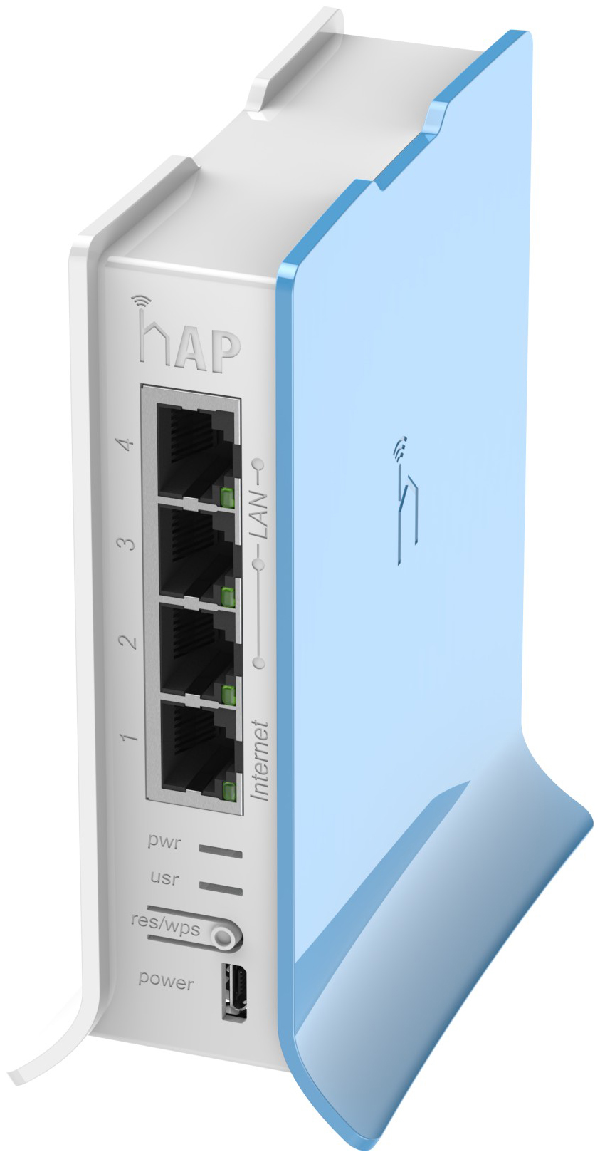 Wi-Fi роутер Mikrotik hAP RB941-2nD-TC White, Blue