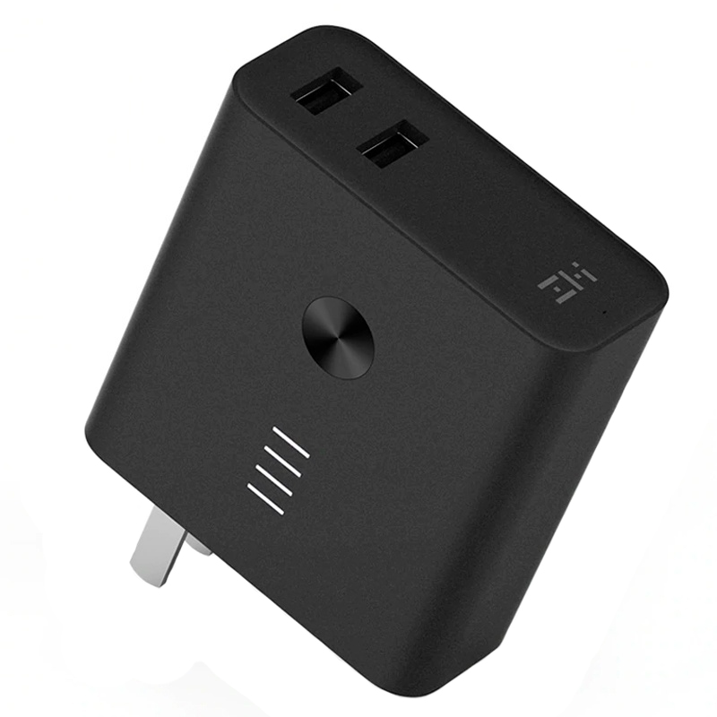 Внешний аккумулятор Xiaomi Mi ZMI 5200 Dual-Mode Smart Charger 5200 mAh (XPB-0020) Black