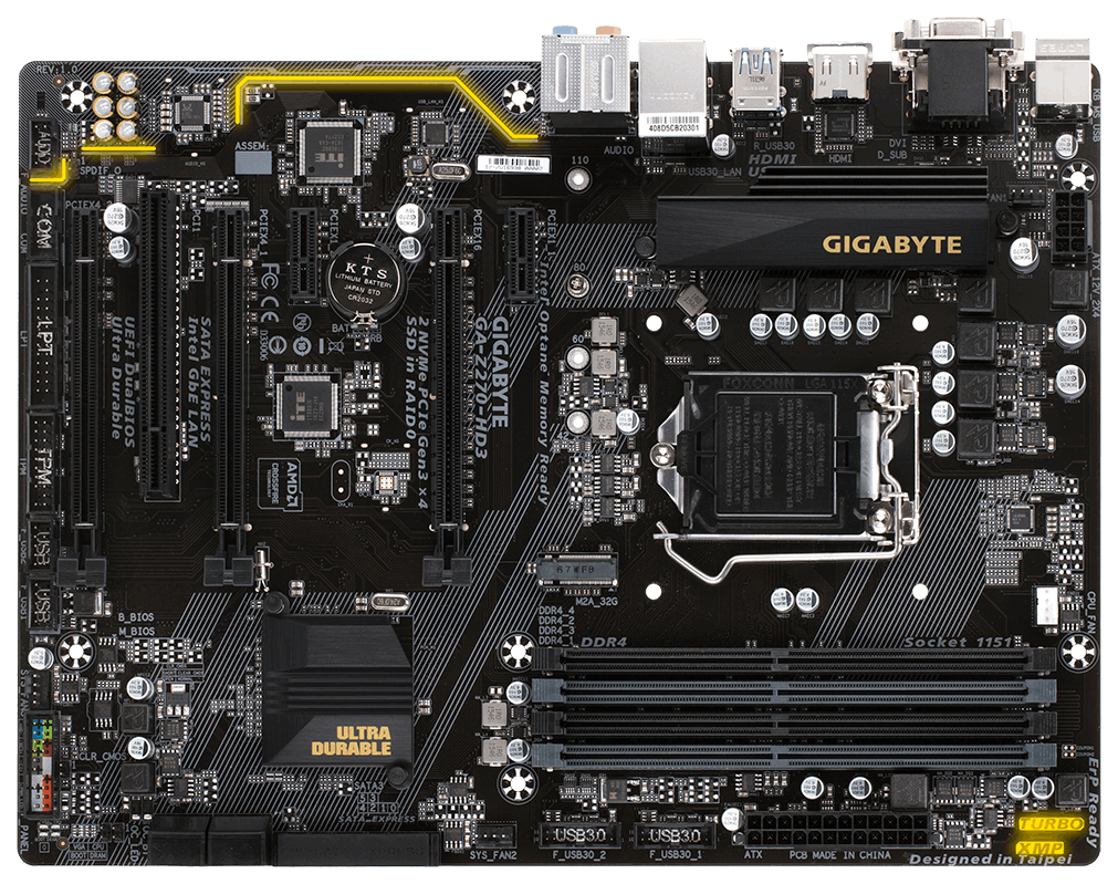 Материнская плата GIGABYTE GA-Z270-HD3