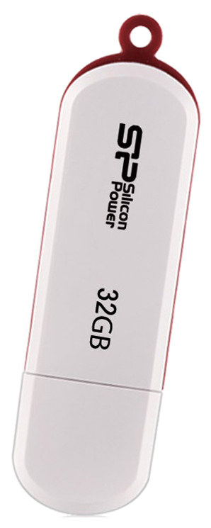 Флешка Silicon Power LuxMini 320 32ГБ White (SP032GBUF2320V1W)
