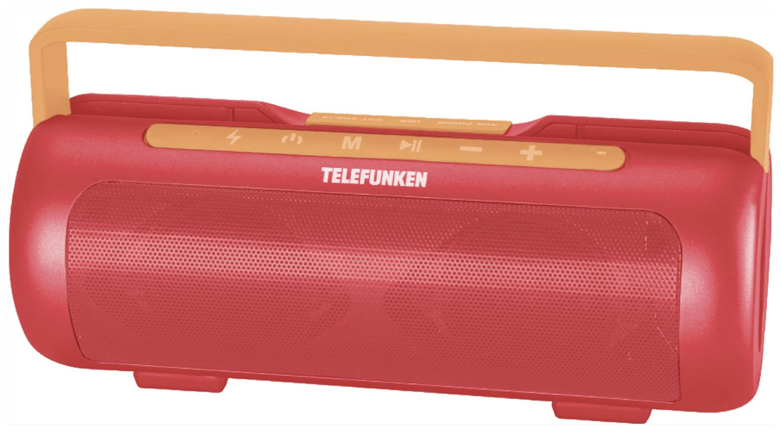 Портативная колонка Telefunken TF-PS1231B Red/Orange