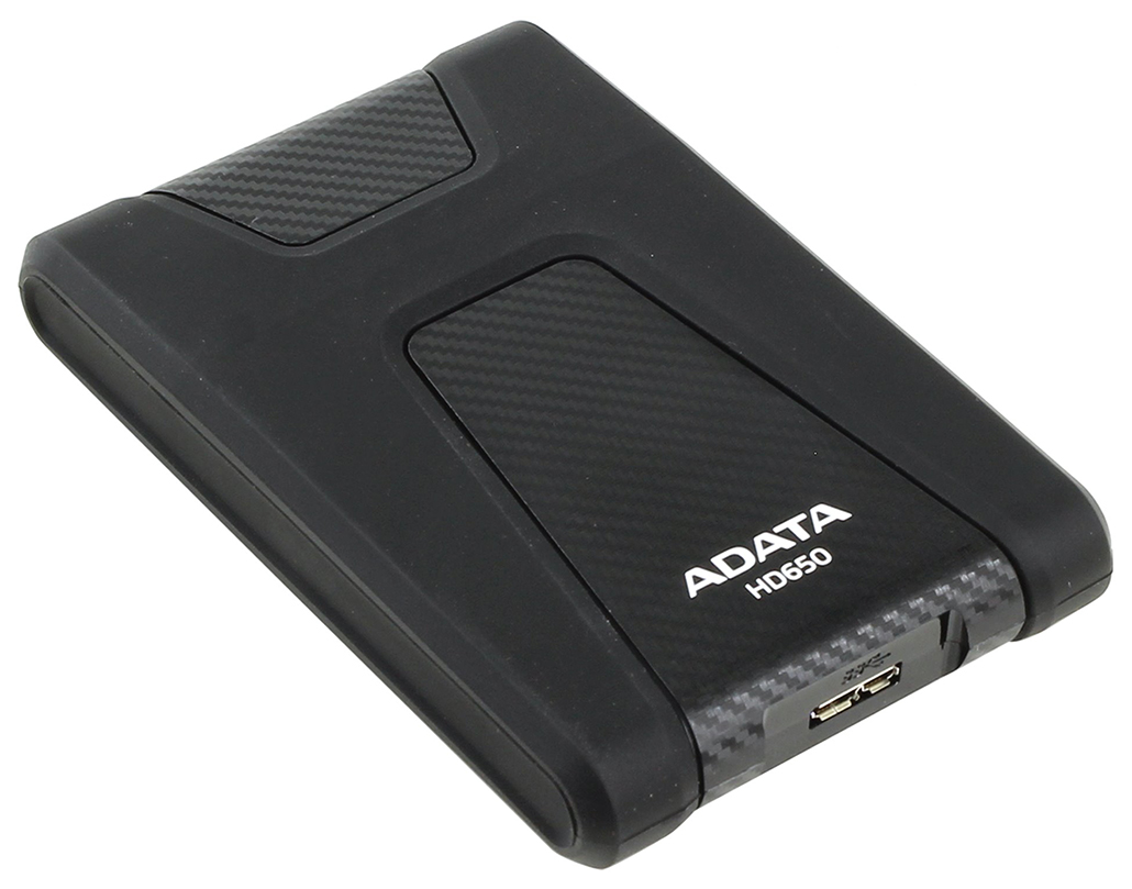 Внешний жесткий диск ADATA DashDrive Durable HD650 1ТБ (AHD650-1TU3-CBK)