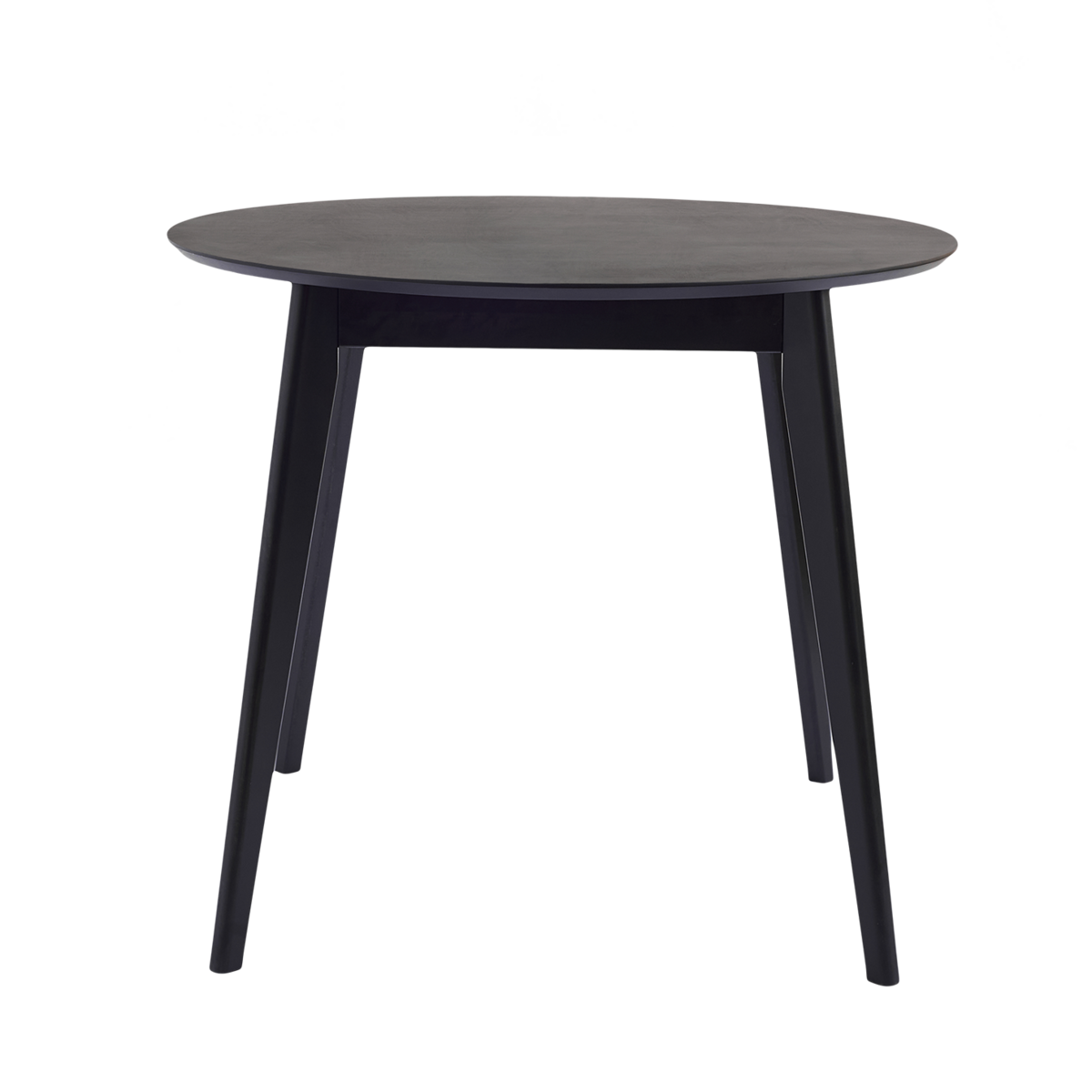 Стол обеденный Daiva casa Орион classic 94x94 см круглый, нераздвижной, черная эмаль