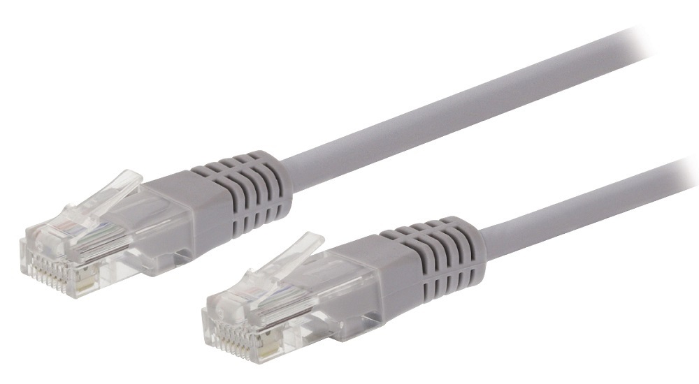 Кабель Telecom RJ45-RJ45, M-M 1м Grey (NA102-UTP-C6-1M)