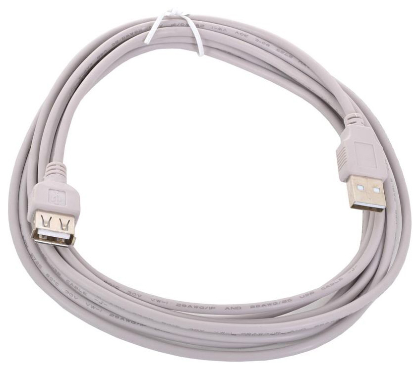 Кабель Gembird USB A-USB A, F-F 3м White (CC-USB2-AMAF-10)