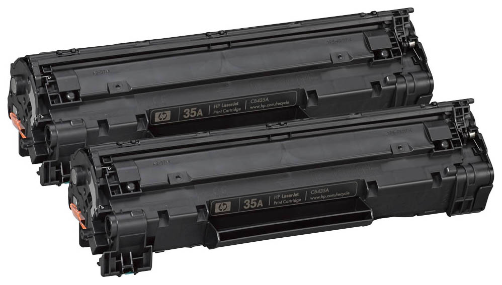 Картридж для лазерного принтера HP 35А (CB435AF) черный, оригинал