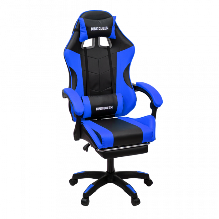Кресло компьютерное KINGQUEEN 840-1 black/blue