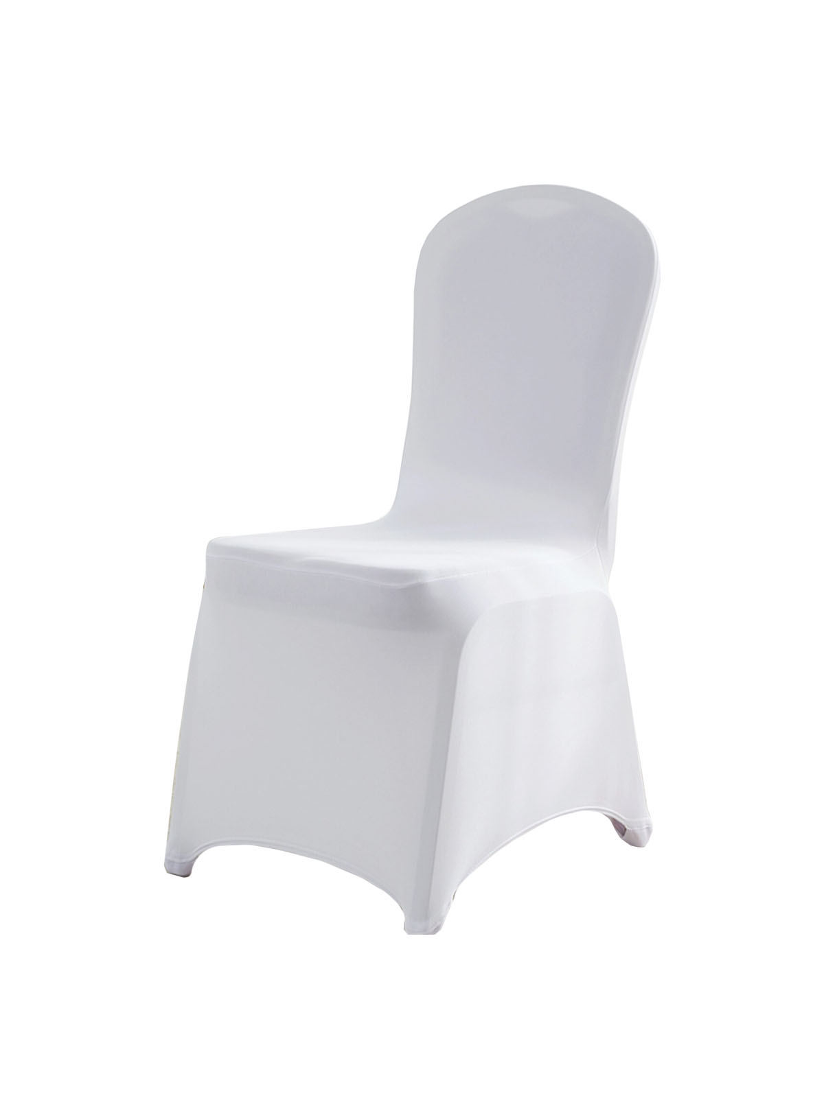 Чехол для стула со спинкой LuxAlto 10397 Белый