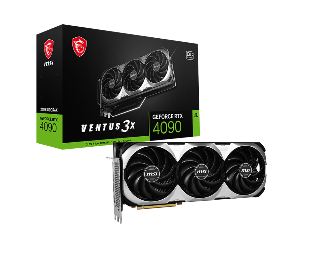 Видеокарта MSI NVIDIA RTX4090 VENTUS 3X 24G OC (RTX 4090 VENTUS 3X 24G OC)