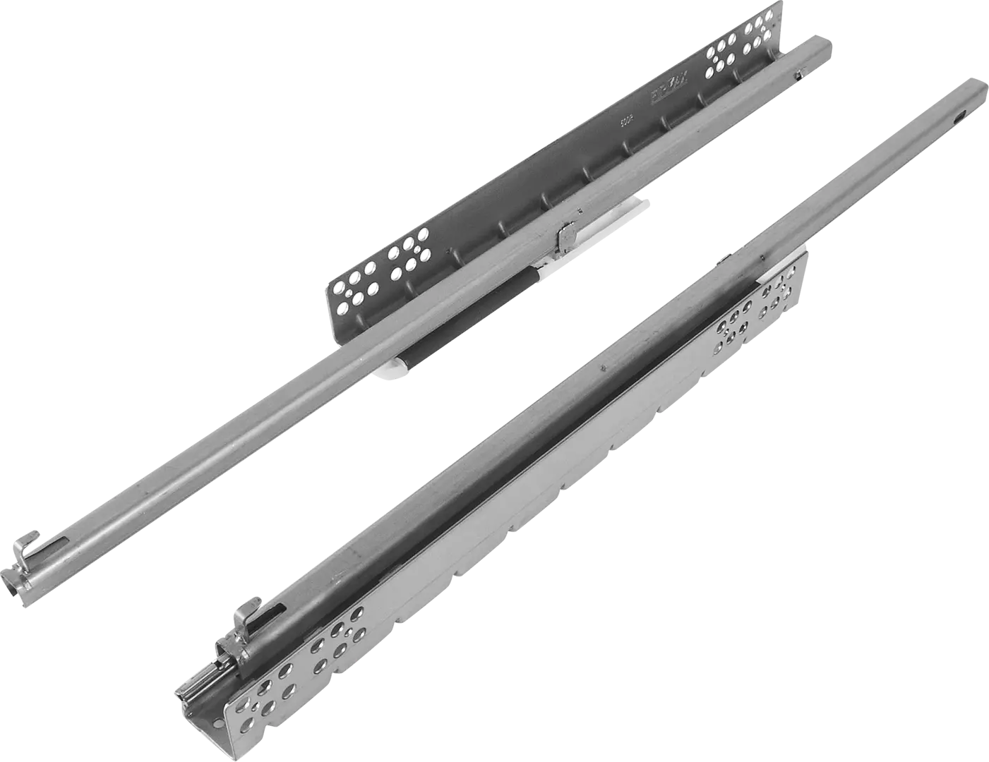 Направляющие скрытого монтажа FIRMAX с частичным выдвижением 500 мм, металл, цвет серый