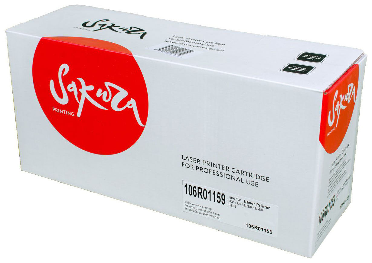 Картридж для лазерного принтера Sakura 106R01159, черный