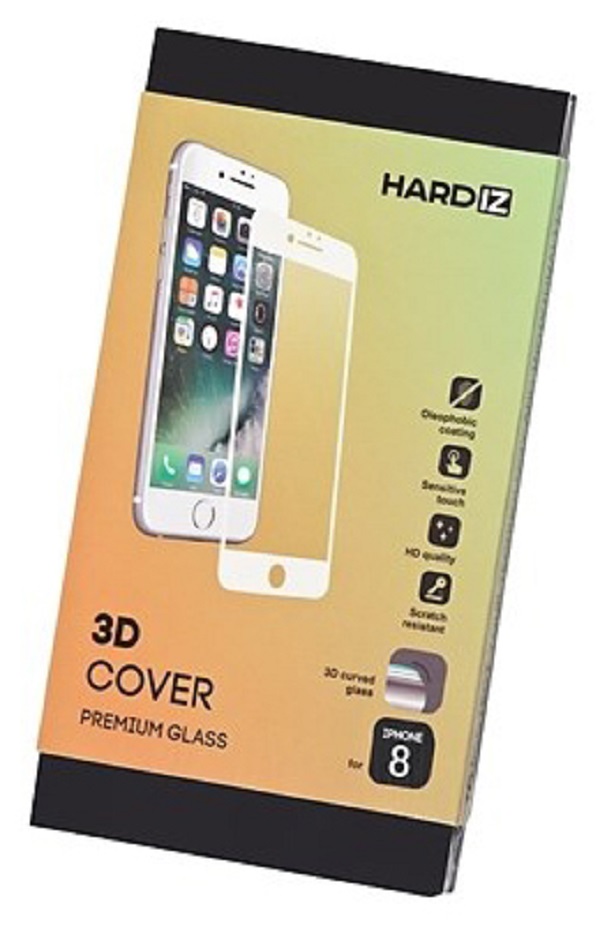 Защитное стекло Hardiz для Apple iPhone 8 White