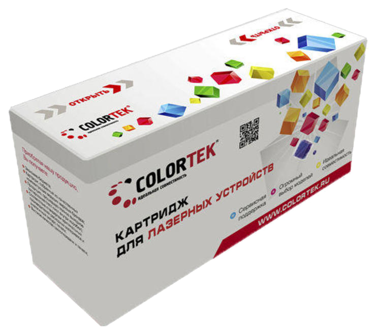 Картридж для лазерного принтера Colortek CB435A черный