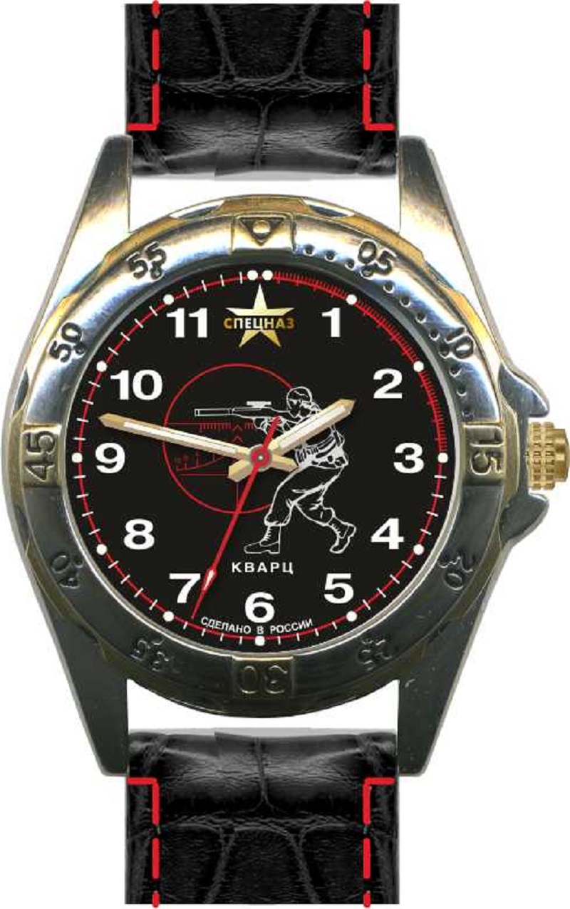 Наручные кварцевые часы Спецназ Атака С2011281-2035-04