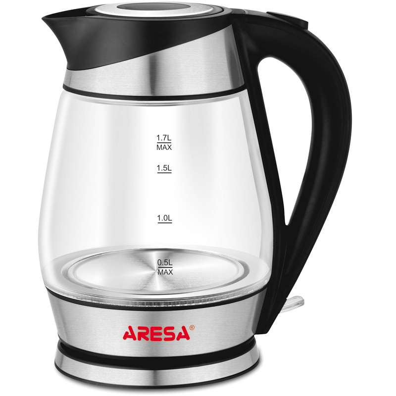 Чайник электрический Aresa AR-3441 1.7 л Silver, Transparent
