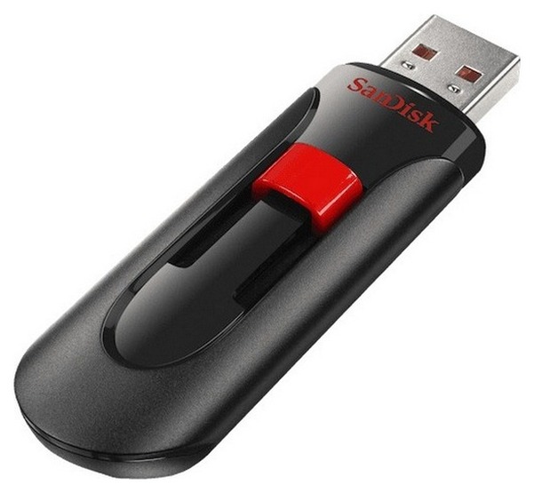 Флешка SanDisk Cruzer Glide 32ГБ Red/Black (SDCZ600-032G-G35)