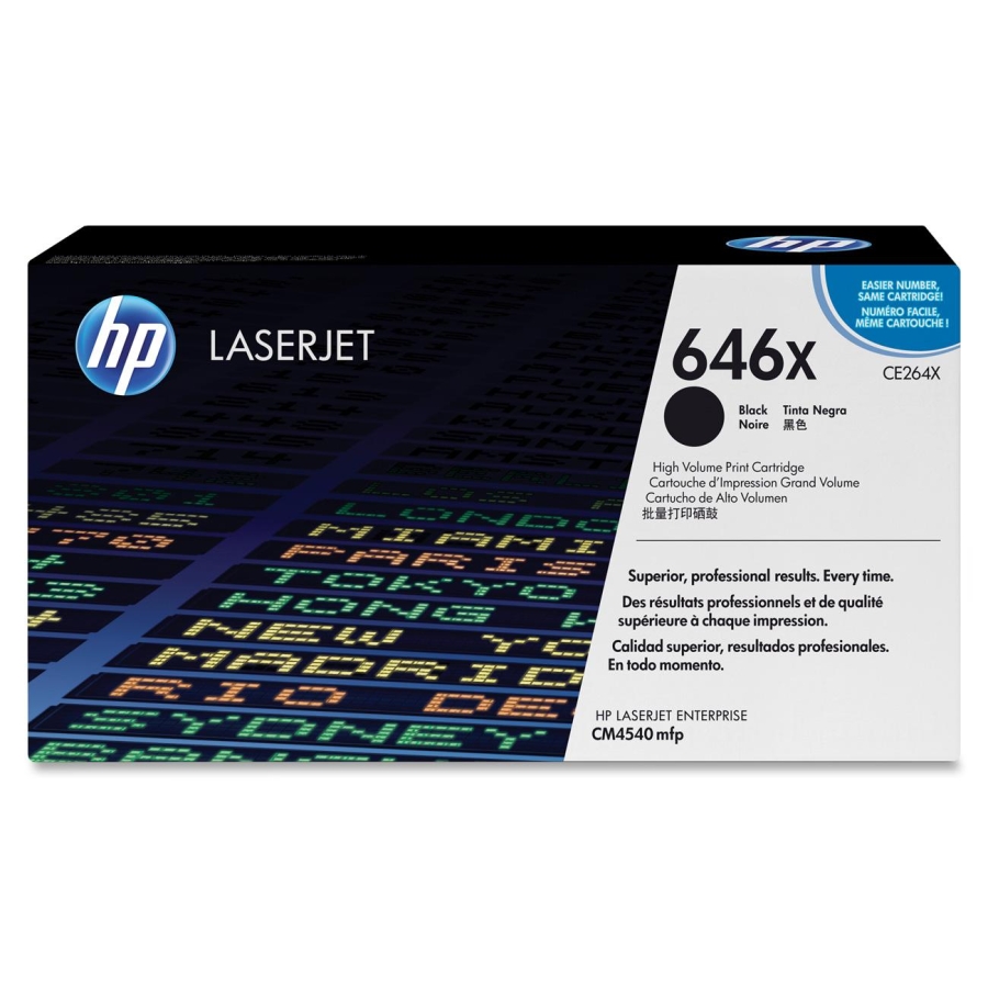 Картридж для лазерного принтера HP 646X (CE264X) черный, оригинал