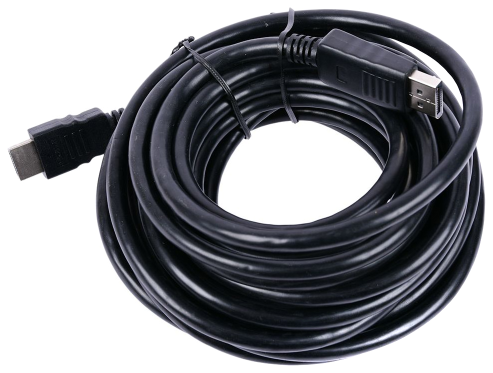 Кабель Cablexpert DisplayPort-HDMI, M-M 7,5м Black (CC-DP-HDMI-7.5M)