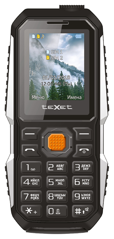 Мобильный телефон teXet TM-D429 Silver/Black