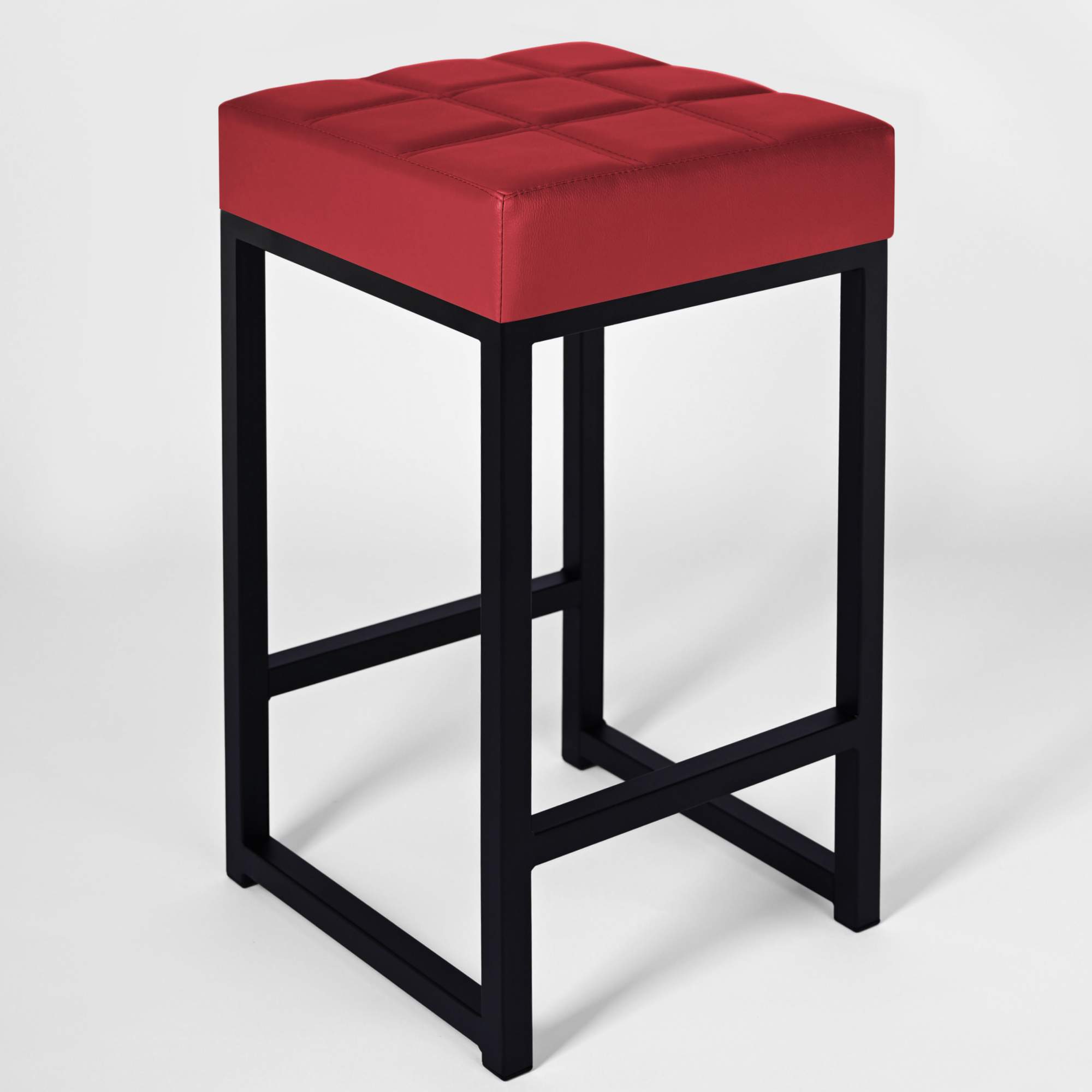 Полубарный стул для кухни SkanDy Factory, 66 см, красный