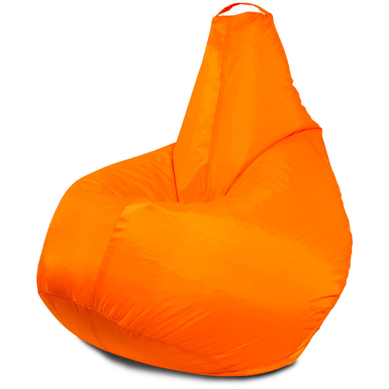 Кресло-мешок Puffmebel груша XXXXL оранжевый