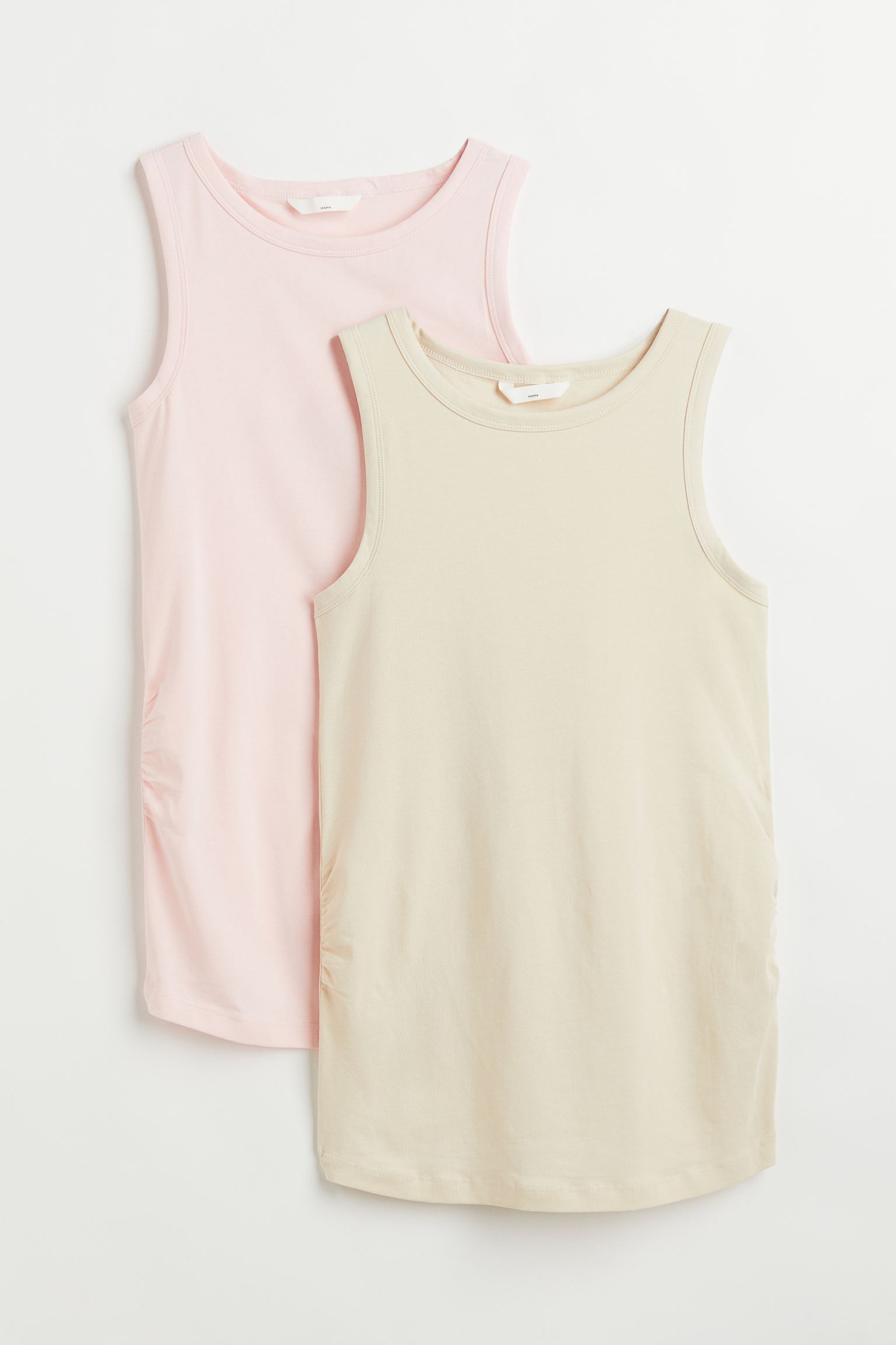 Комплект футболок женских H&M 1077995002 розовых S