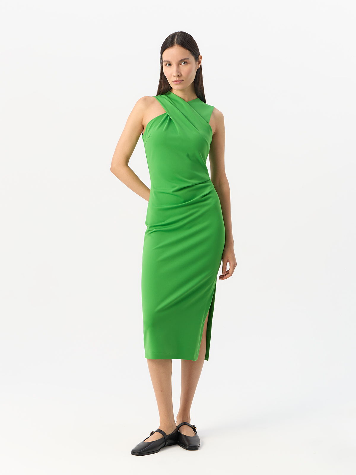 Платье женское Rinascimento CFC0112551003 зеленое XS