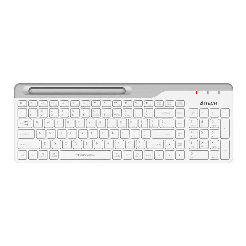 Беспроводная клавиатура A4Tech Fstyler FBK25 White