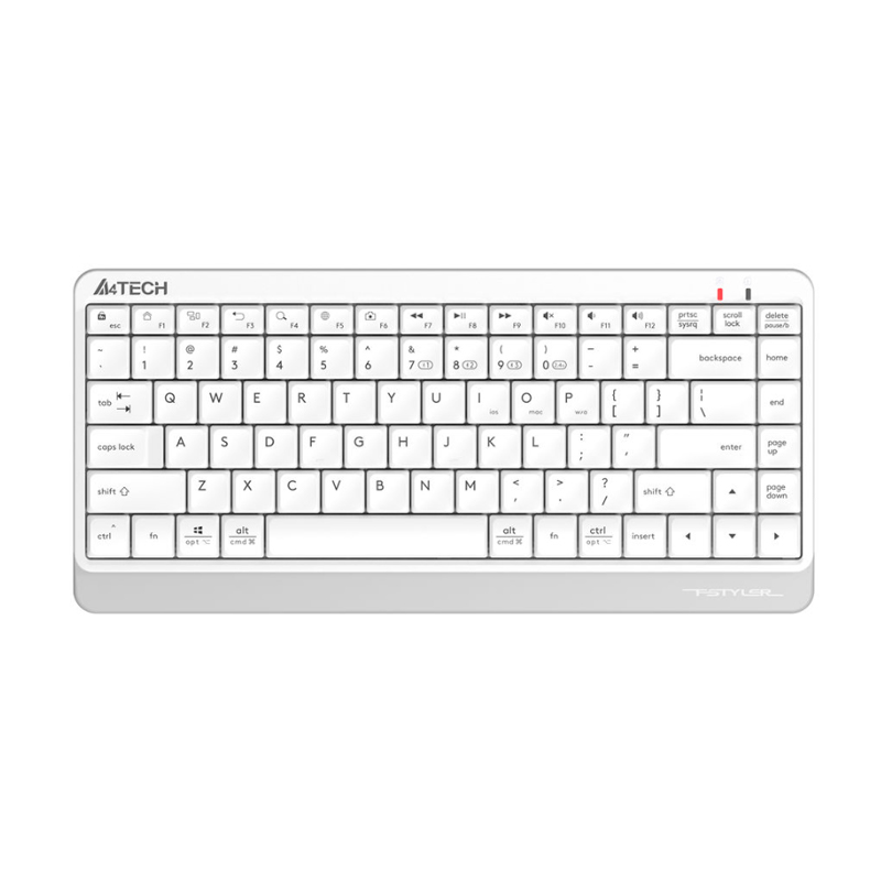 Беспроводная клавиатура A4Tech Fstyler FBK11 White
