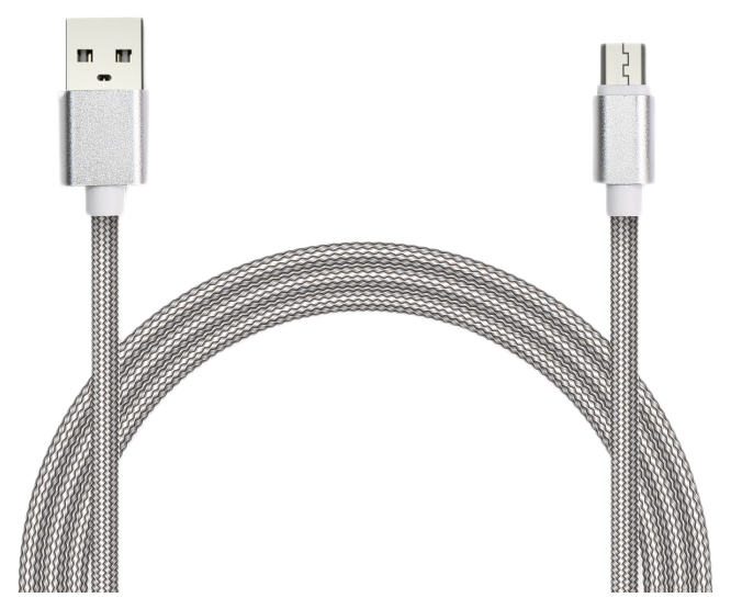 Кабель Jet.A microUSB 2м White