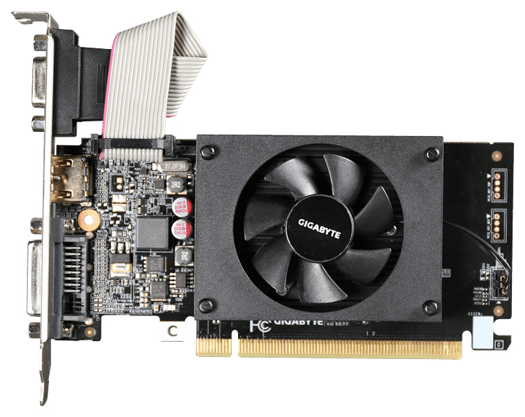 Видеокарта GIGABYTE NVIDIA GeForce GT 710 LP (GV-N710D3-2GL)