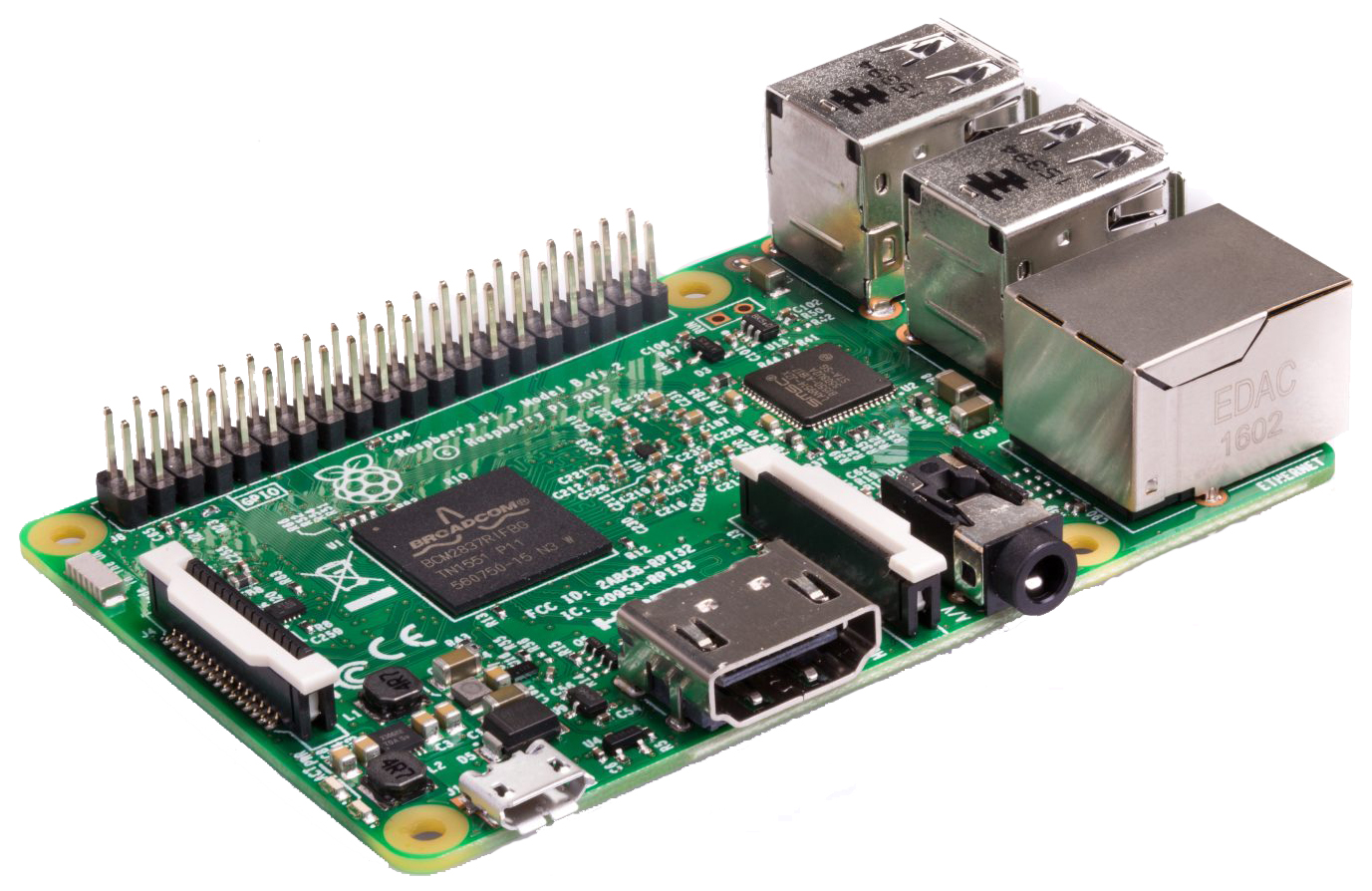 Неттоп Raspberry Pi 3 Model B Green