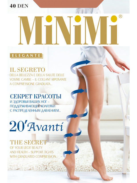 Колготки женские Minimi AVANTI 20 телесные 2 (S)