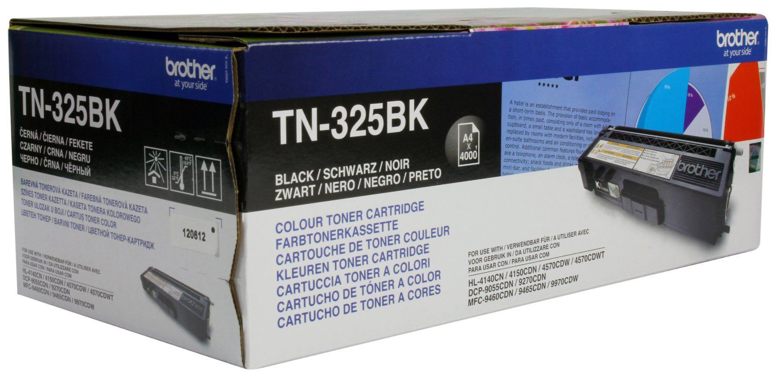 Картридж для лазерного принтера Brother TN-325BK, черный, оригинал