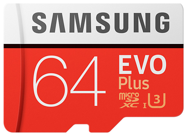 Карта памяти Samsung Micro SDXC EVO Plus 64GB