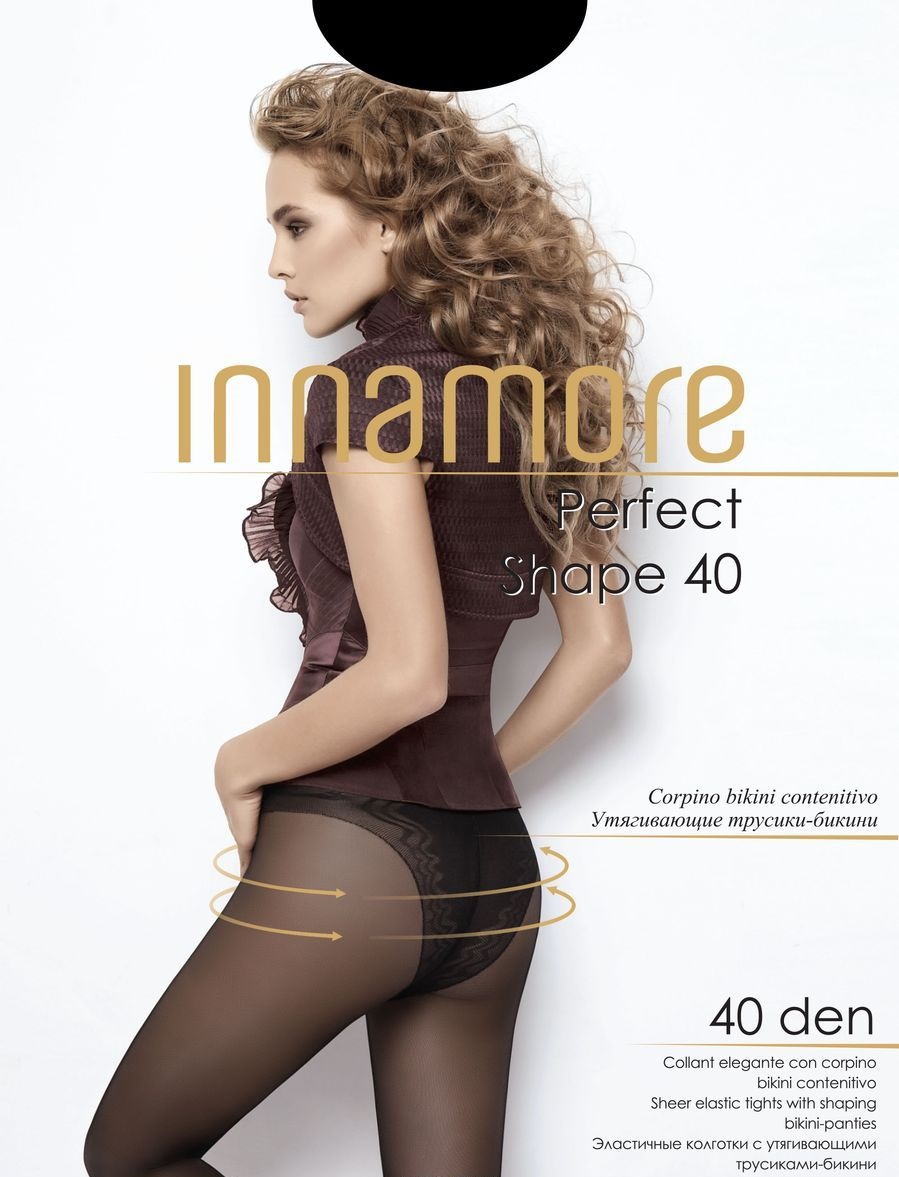 Колготки женские Innamore колготки женские 'Perfect shape 40', nero, размер 2 черные 2 (S)