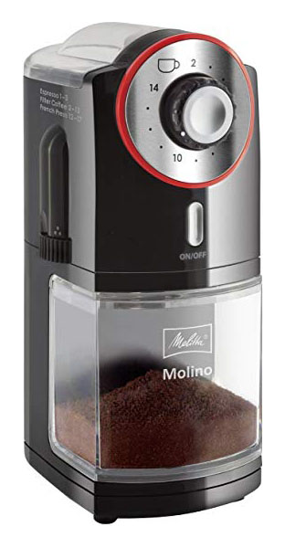 Кофемолка Melitta Molino Red/Black