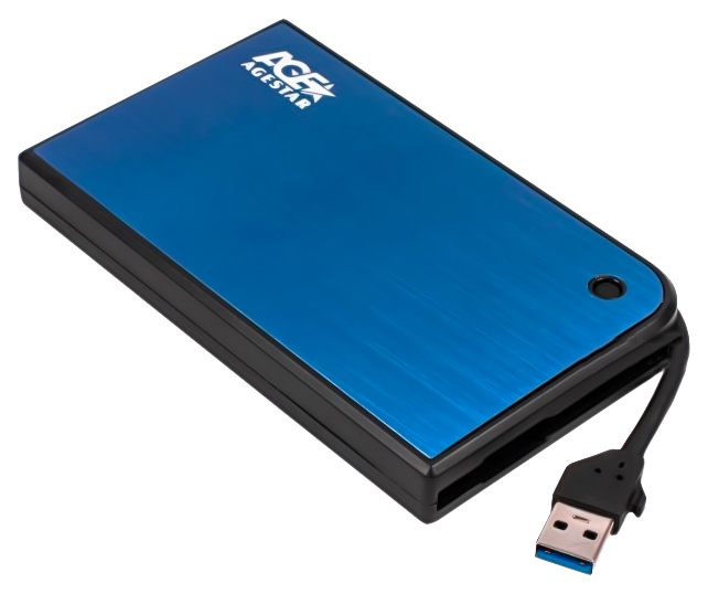 Внешний карман (контейнер) для HDD Age Star 3UB2A14 Blue