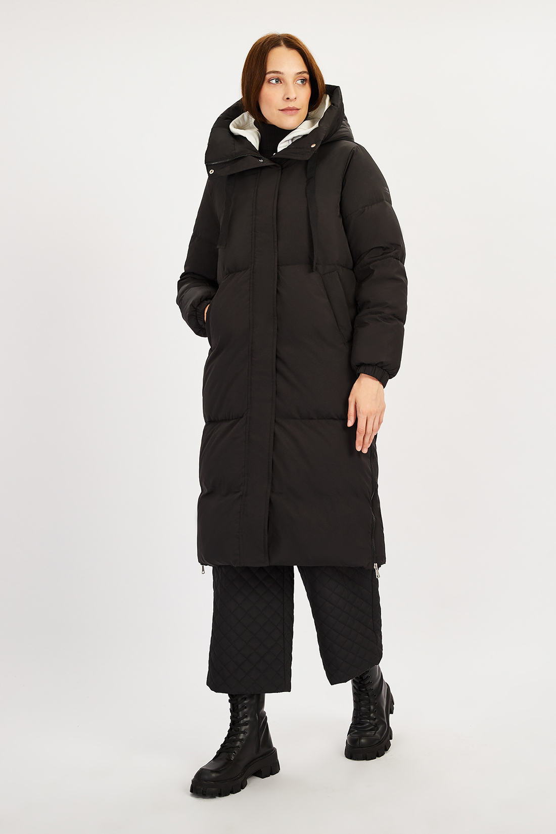 Пальто женское Baon B0022536 черное L
