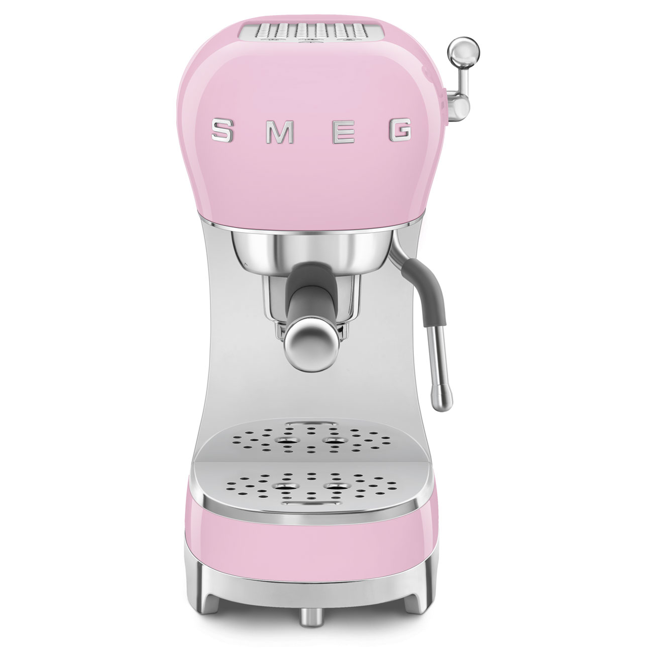 Рожковая кофемашина Smeg ECF02PKEU розовый