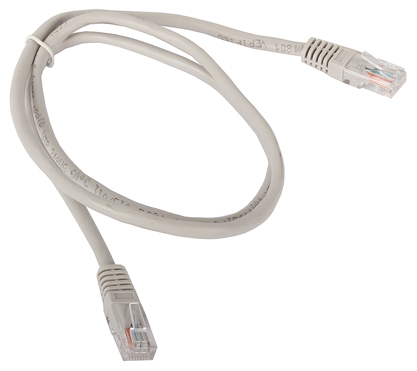 Кабель Aopen RJ45-RJ45, M-M 1м Grey (ANP511-1M)