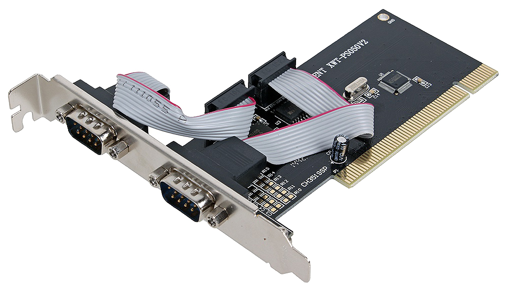 PCI-e контроллер COM Orient XWT-PS050V2 PCI to COM 2-port WCH CH353 OEM