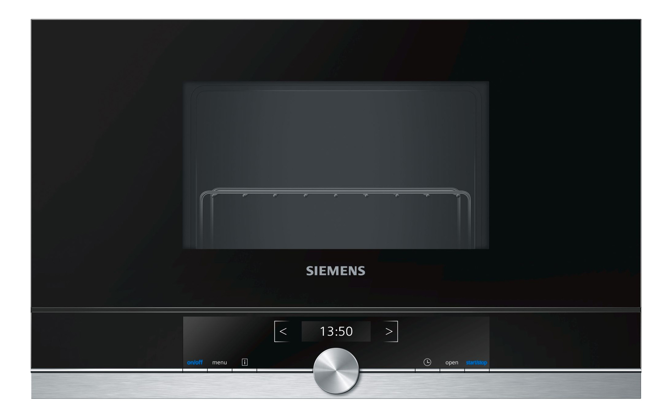 Встраиваемая микроволновая печь Siemens BE634LGS1 Black/Silver
