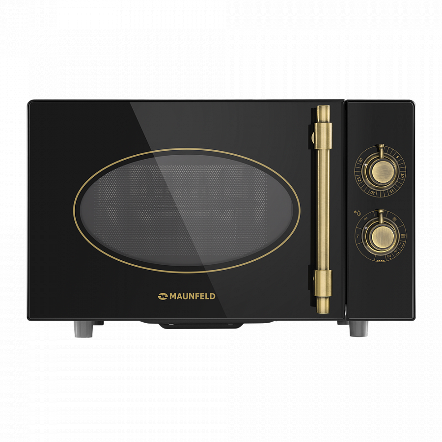 Микроволновая печь с грилем MAUNFELD JFSMO.20.5.GRBG Black/Gold