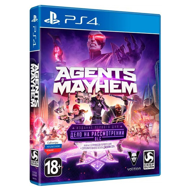 Игра Agents of Mayhem Day One Edition (PlayStation 4, русские субтитры)