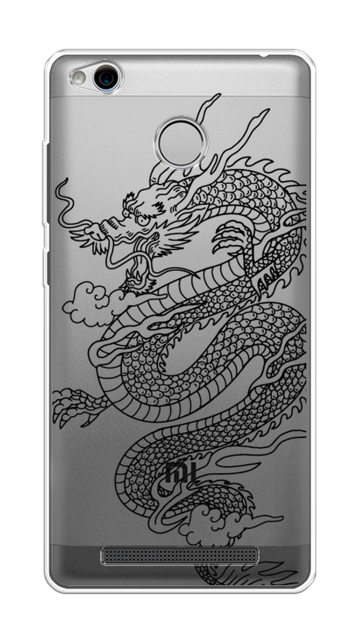Чехол на Xiaomi Redmi 3 Pro (3S) "Большой китайский дракон"