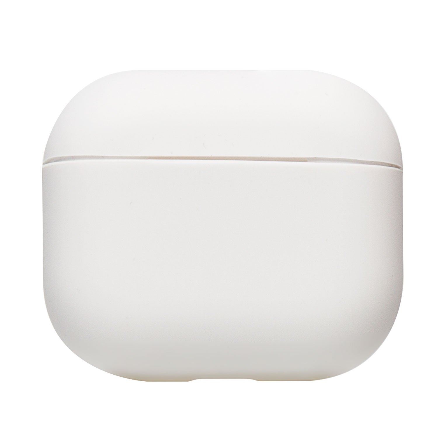 Чехол для кейса наушников Apple AirPods 3 силиконовый Soft Touch (белый)