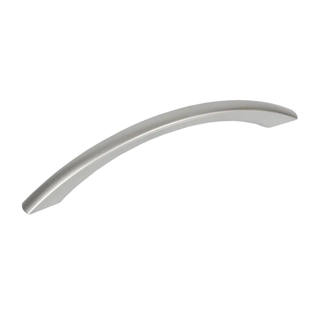 Ручка-скоба C-7 пластик 128 мм цвет серебро
