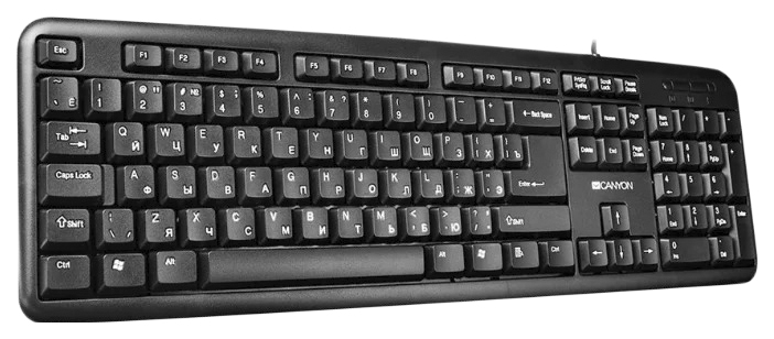 Проводная клавиатура CANYON CNE-CKEY01 Black